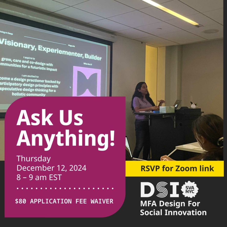 DSI / Social Design - School of Visual Arts | Homepage - Design for ...