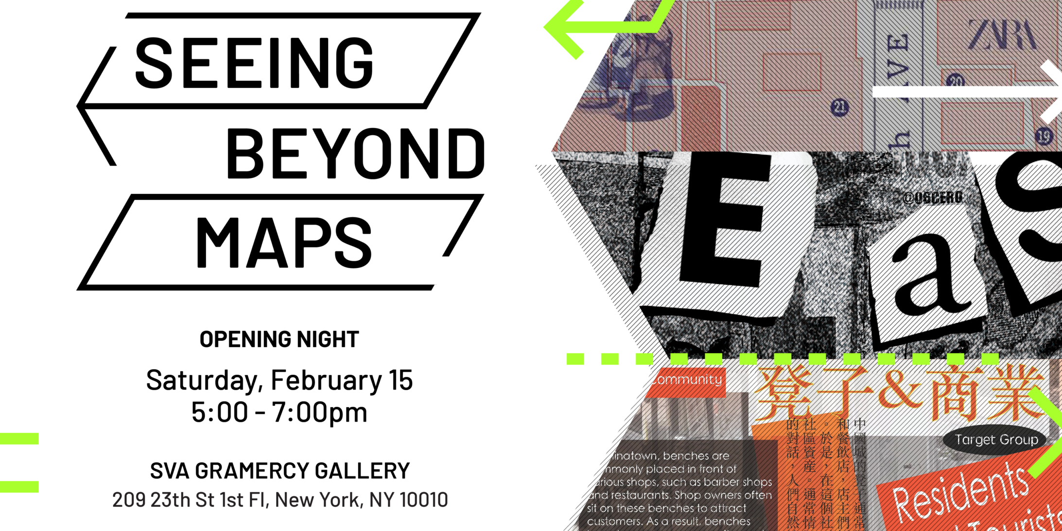 Seeing Beyond Maps exhibition, SVA Flatiron Gallery | DSI / Social ...